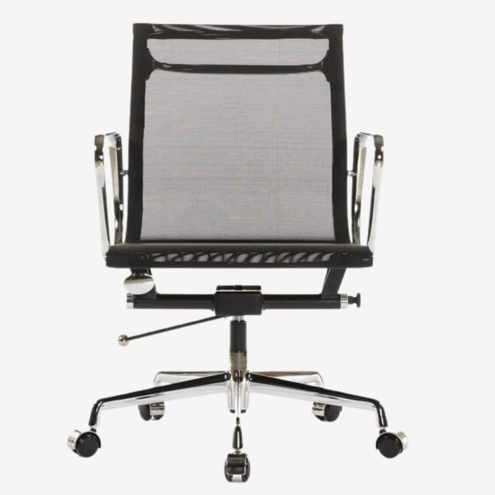 Modern Eames Low Back Mesh Office Chair in Sleek Black - Ergonomic ...