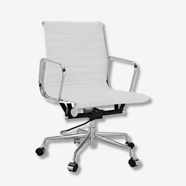 Eames Thin Pad Low Back Office Chair EA 117 - Elegant White – Luxe ...